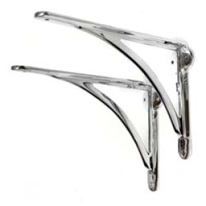 High quality Nickel & Chrome Brackets available in several