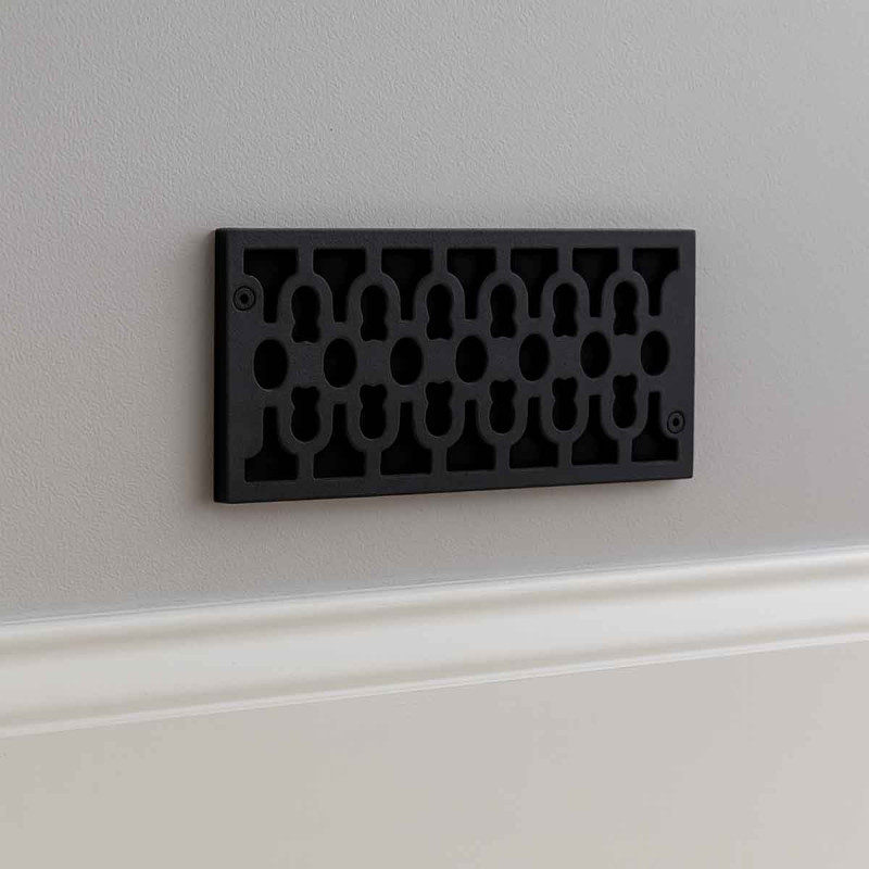 Cast Iron Air Vent - Black Finish | Cast in Style®