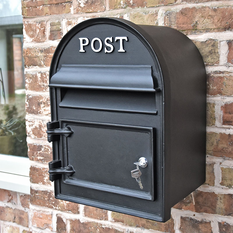Cast iron wall mounted post box | Chelsea wall post box | Wall